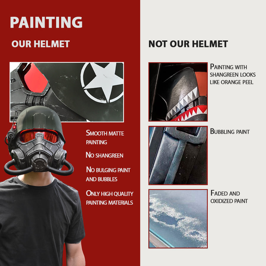 NCR Elite Riot Gear Helmet – Cyber Craft